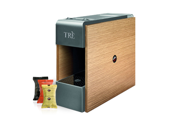 Macchine Caffe Vergnano Tre Fap Legno + 30 Capsule Espresso Point | www ...